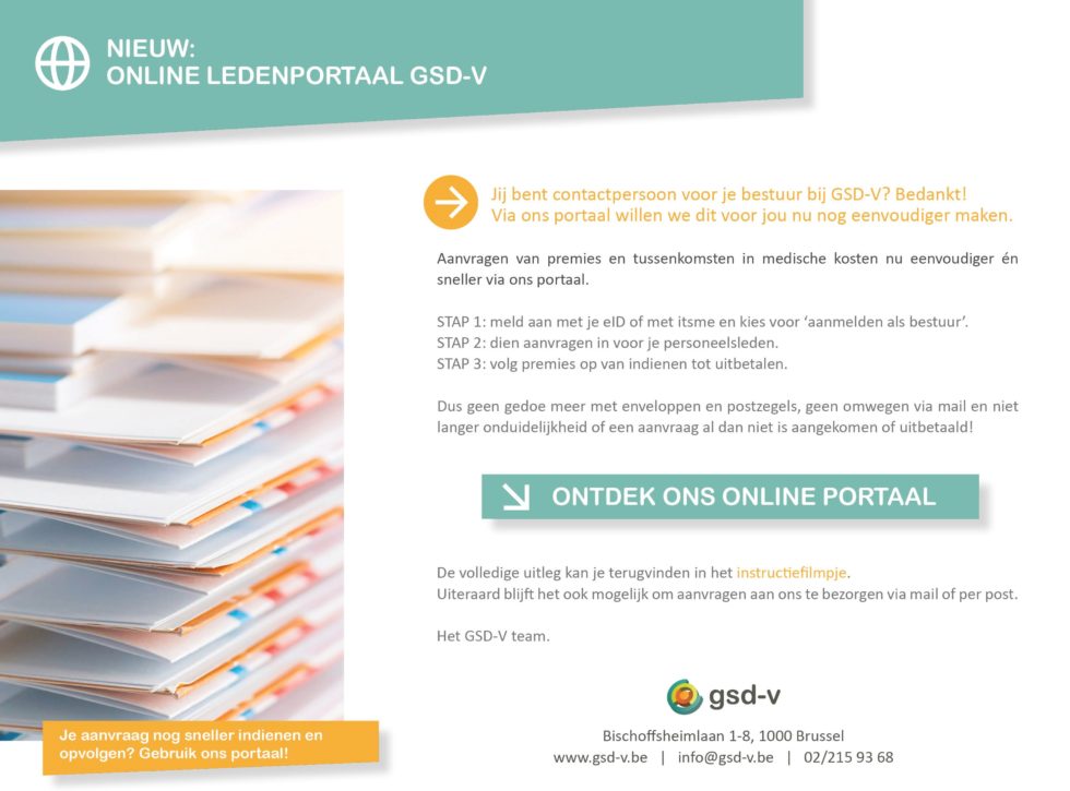 Ontdek het ledenportaal | GSD-V